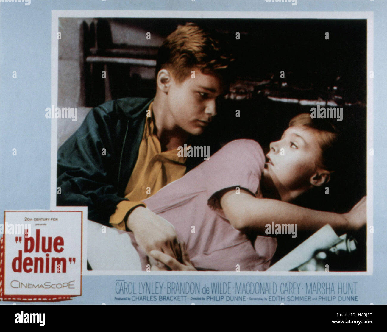 BLUE DENIM, Brandon de Wilde, Carol Lynley, 1959, TM and Copyright ...