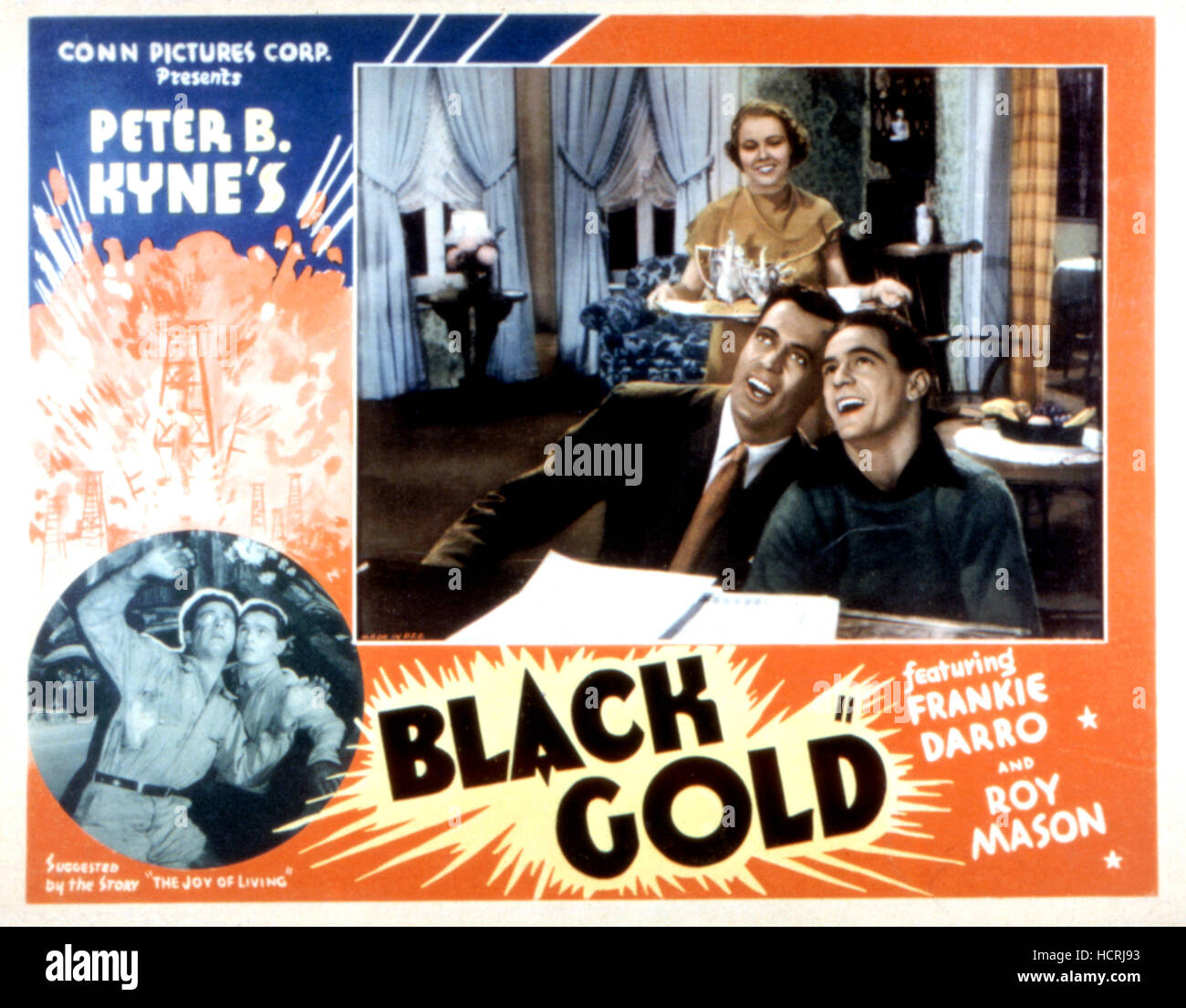 BLACK GOLD, Gloria Shea (rear), LeRoy Mason (l.), Frankie Darro (r ...