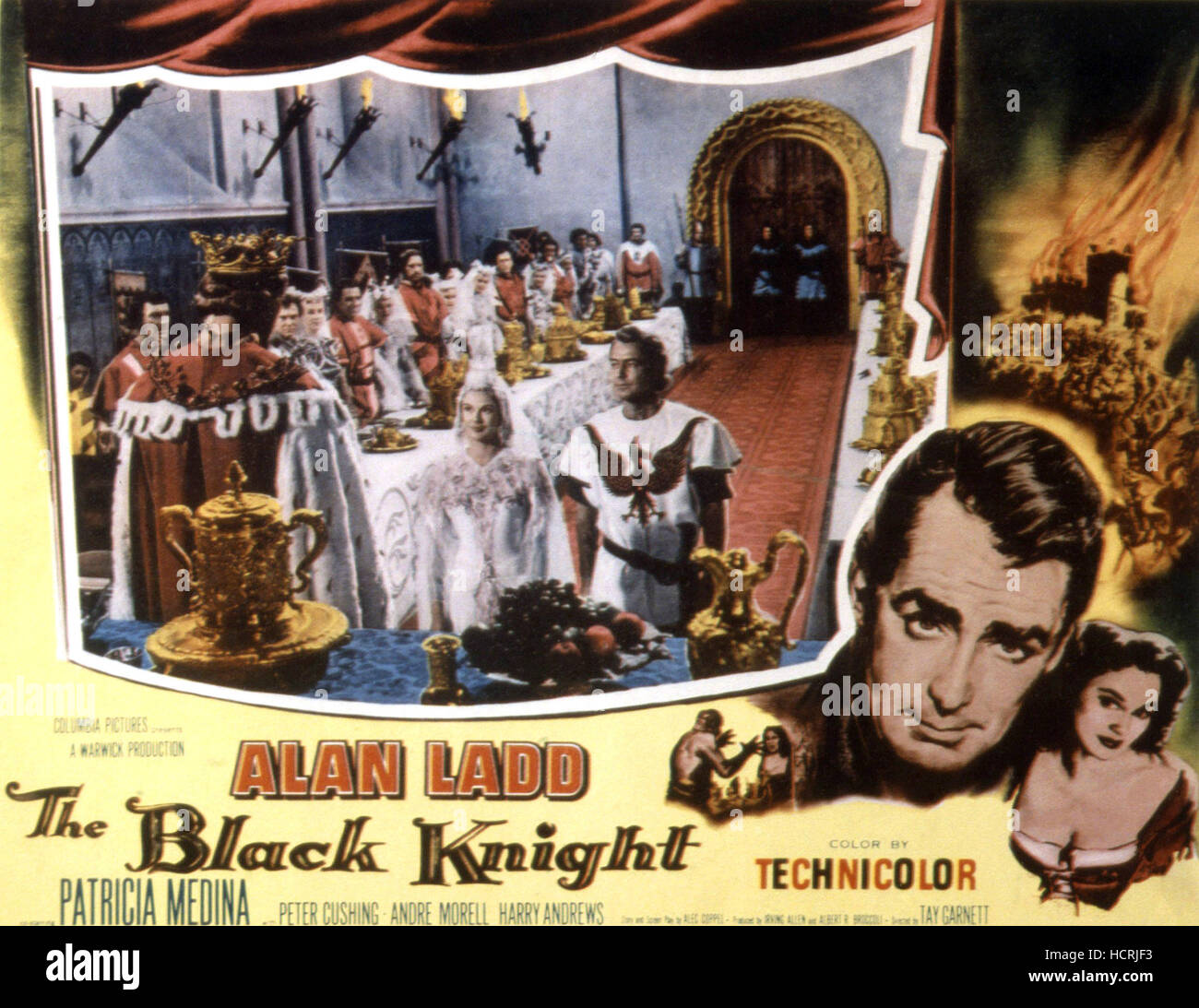 THE BLACK KNIGHT, Patricia Medina, Alan Ladd, 1954 Stock Photo - Alamy