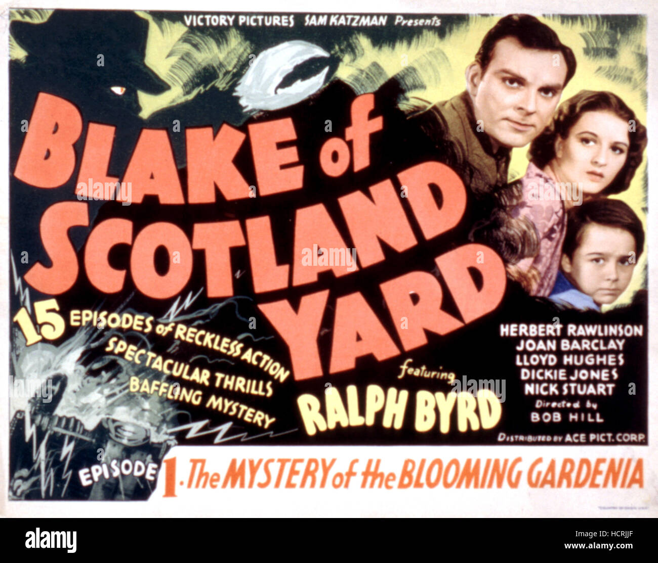 BLAKE OF SCOTLAND YARD, Ralph Byrd, Joan Barclay, Dick Jones, 1937 ...