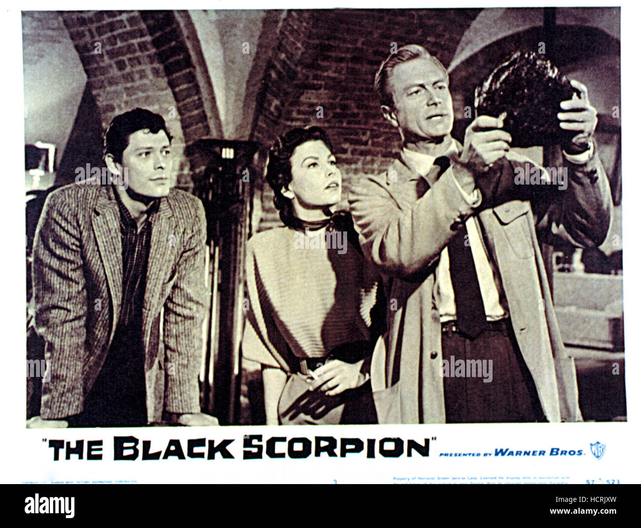 THE BLACK SCORPION, Carlos Rivas, Mara Corday, Richard Denning, 1957 ...