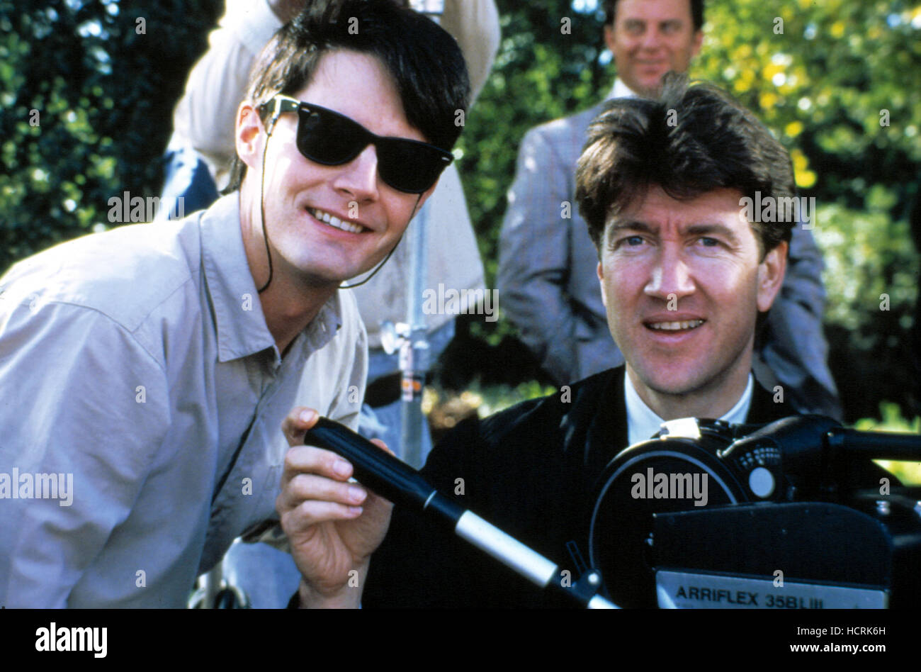 BLUE VELVET, Kyle MacLachlan and David Lynch, 1986. (c) De Laurentis ...