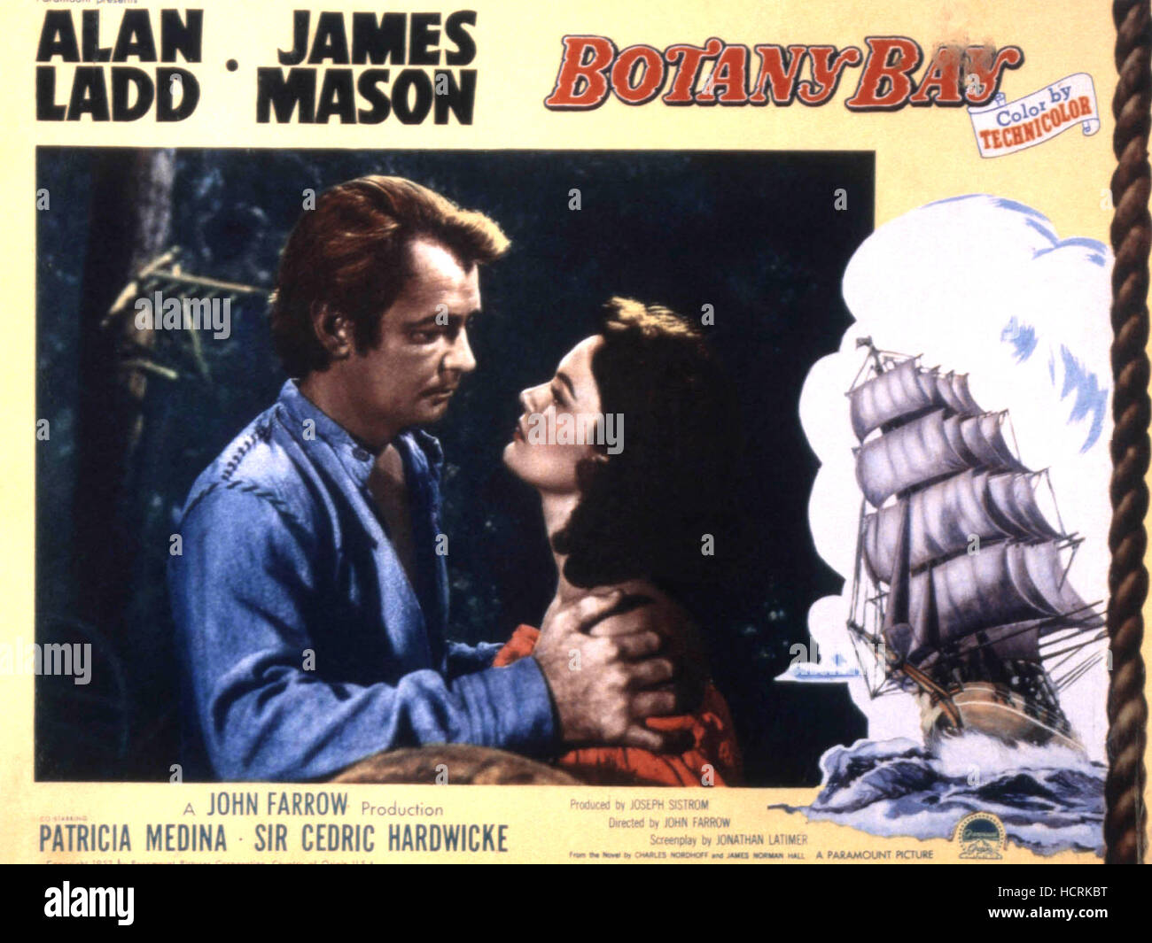 BOTANY BAY, Alan Ladd, Patricia Medina, 1953 Stock Photo - Alamy