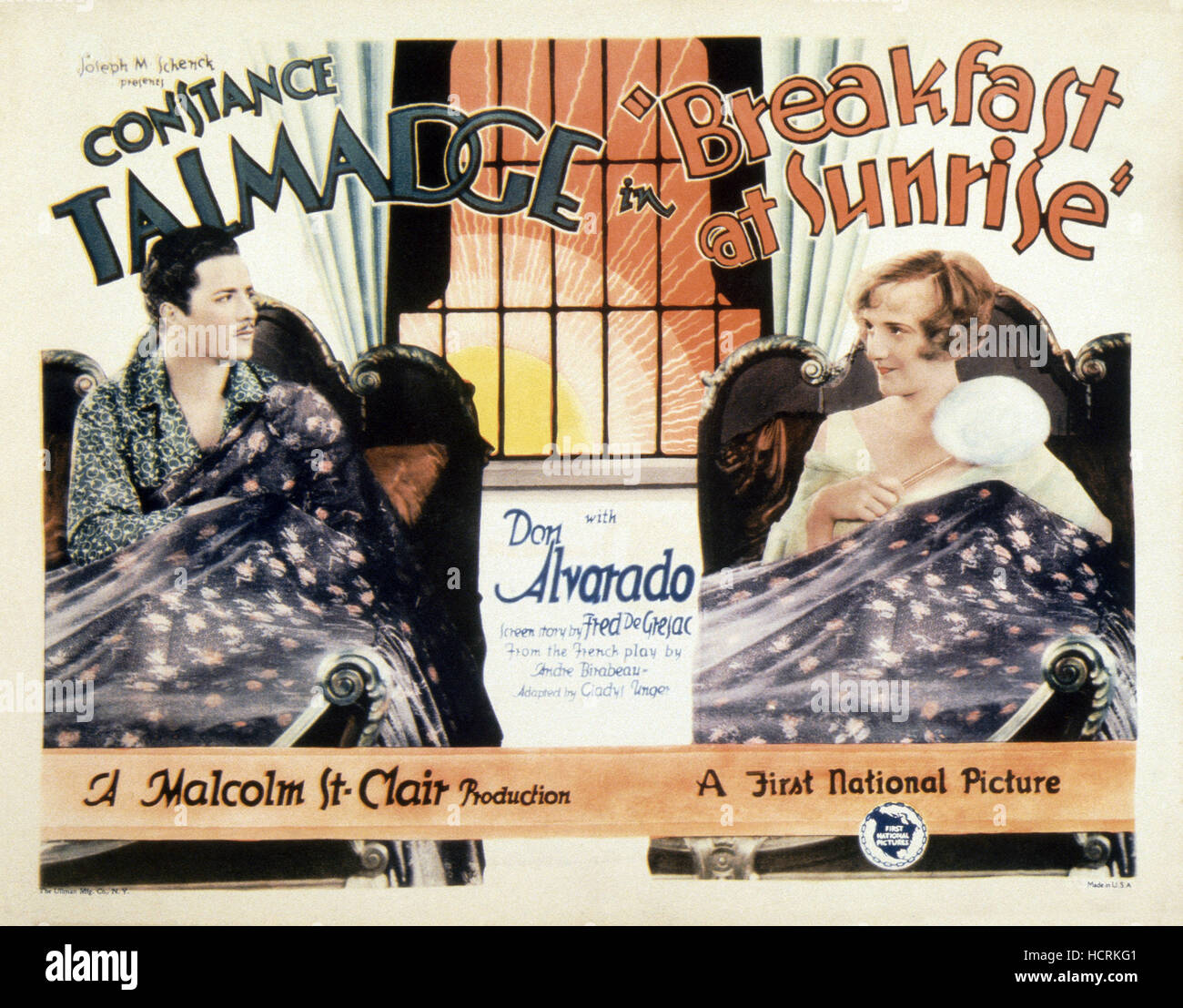 BREAKFAST AT SUNRISE, from leftL Don Alvarado, Constance Talmadge, 1927 ...