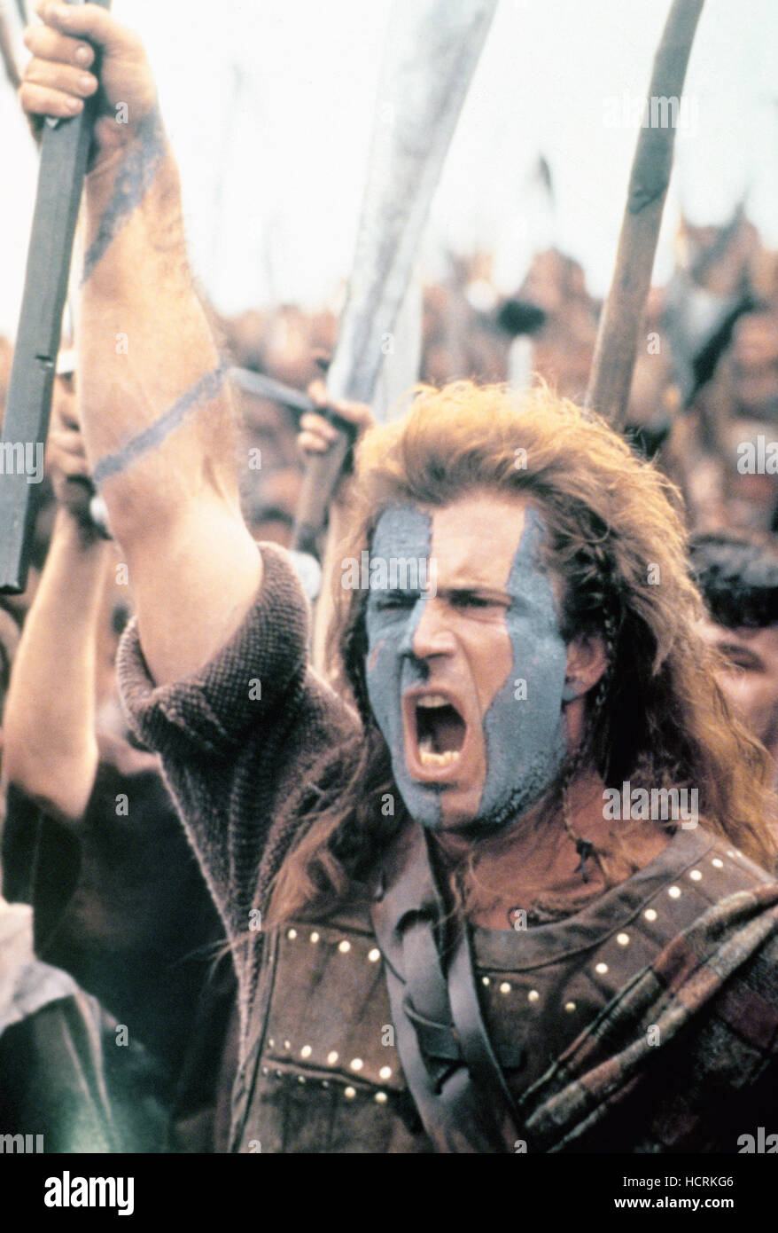BRAVEHEART, Mel Gibson, 1995, TM and Copyright © 20th Century Fox Film ...
