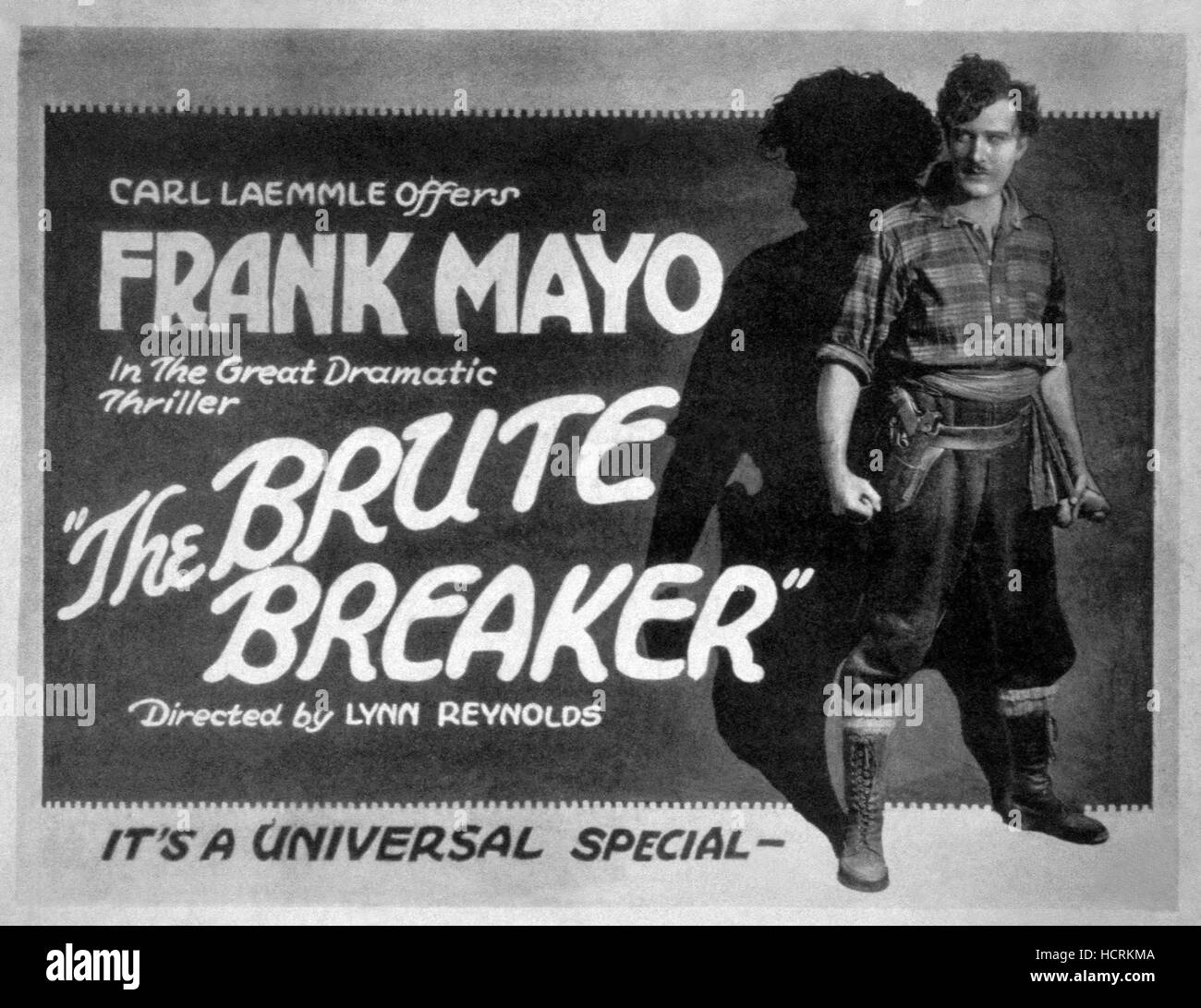 THE BRUTE BREAKER, Frank Mayo, 1919 Stock Photo - Alamy