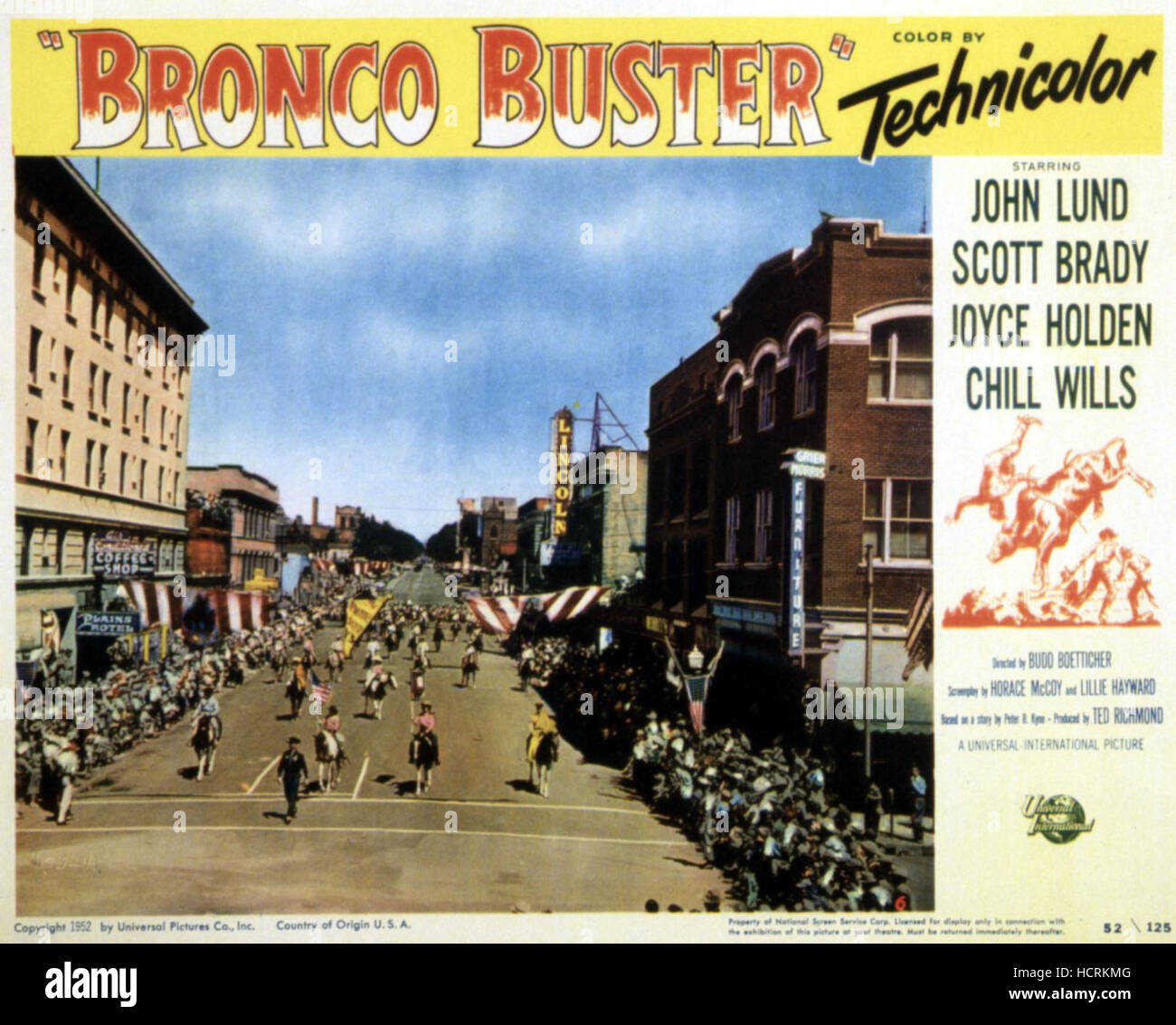 BRONCHO BUSTER, 1952 Stock Photo - Alamy