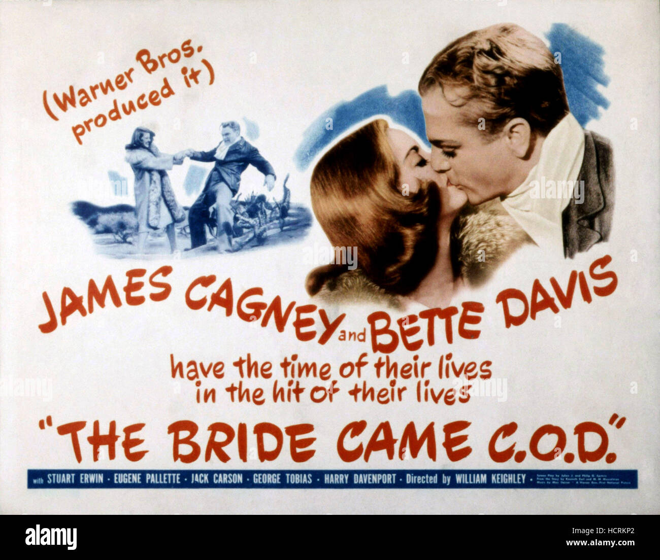 THE BRIDE CAME C.O.D., Bette Davis, James Cagney, 1941 Stock Photo - Alamy