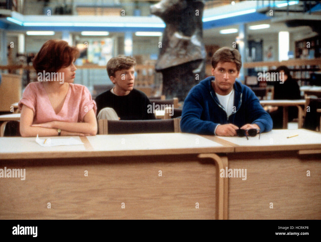 THE BREAKFAST CLUB, Molly Ringwald, Anthony Michael Hall, Emilio ...