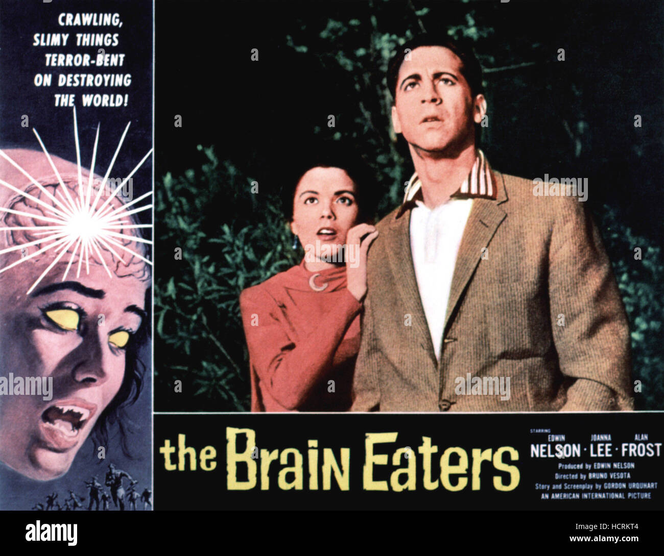 THE BRAIN EATERS, Joanna Lee, Alan Frost, 1958 Stock Photo - Alamy