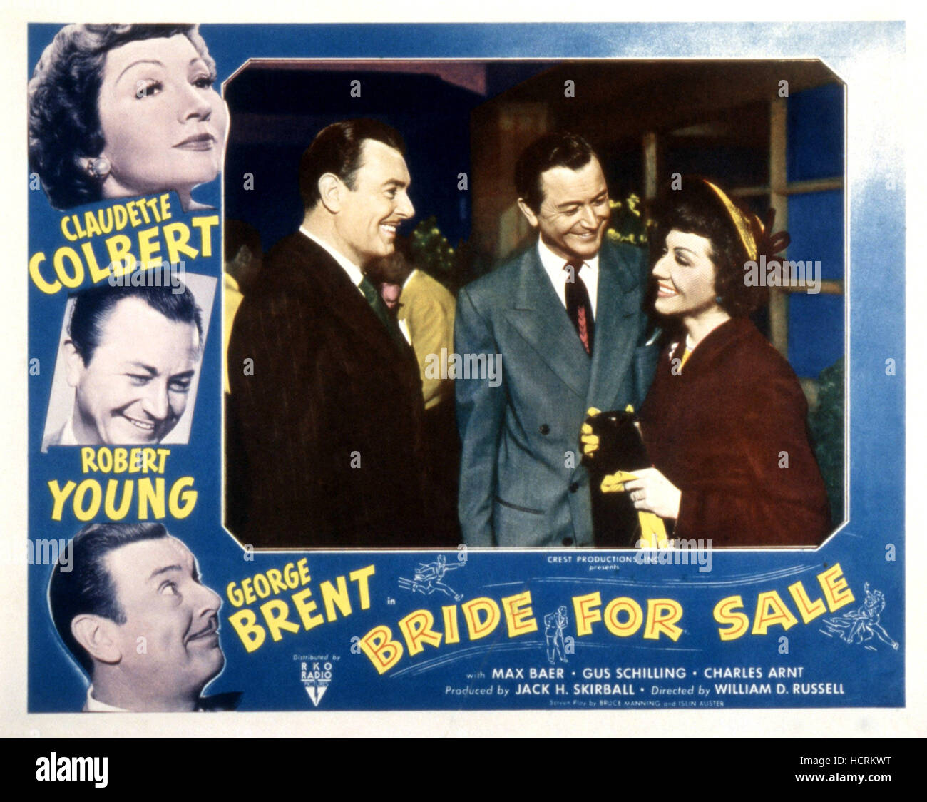 BRIDE FOR SALE, Claudette Colbert, Robert Young, George Brent, 1949 ...