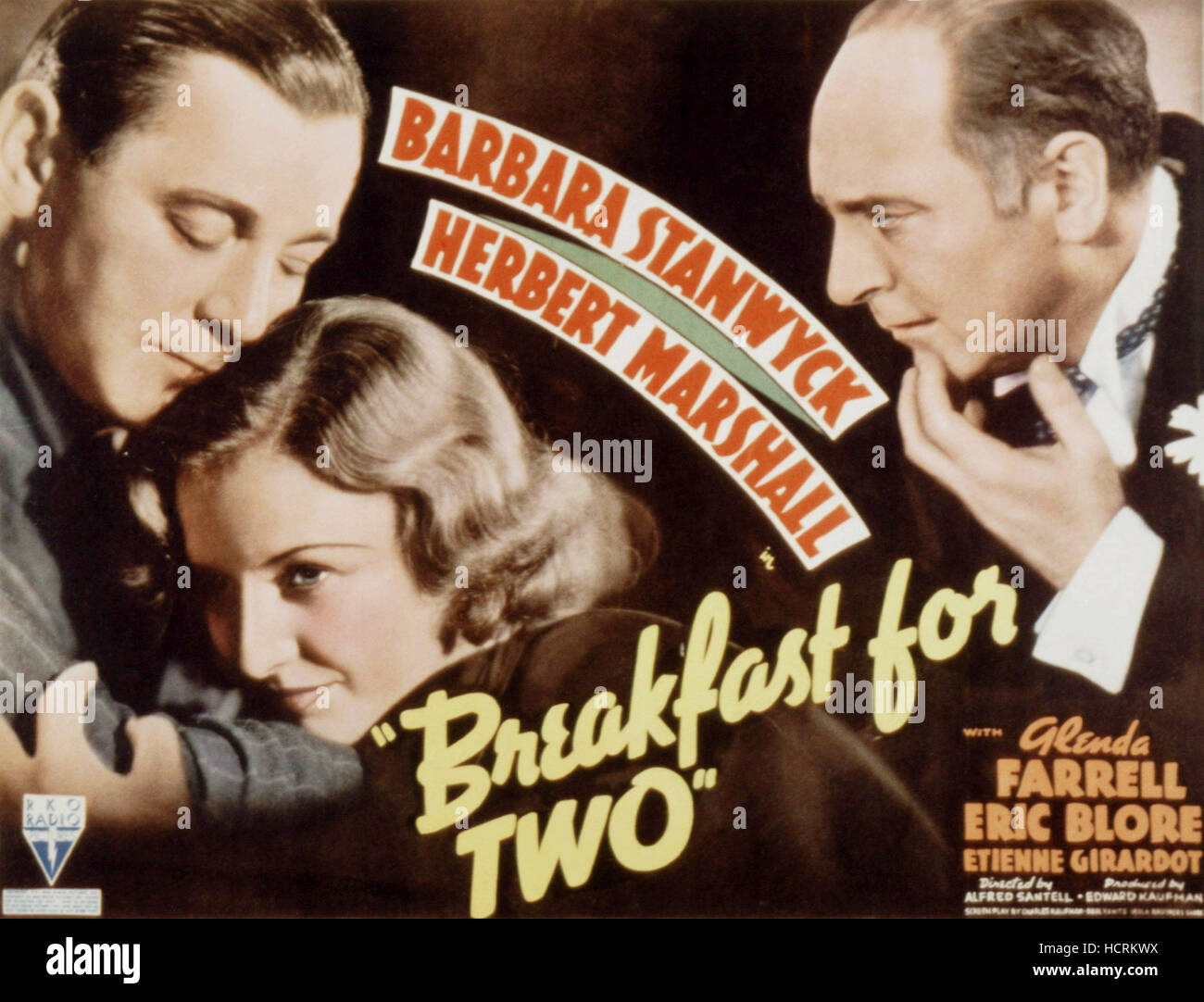 BREAKFAST FOR TWO, Herbert Marshall, Barbara Stanwyck, Eric Blore, 1937 ...