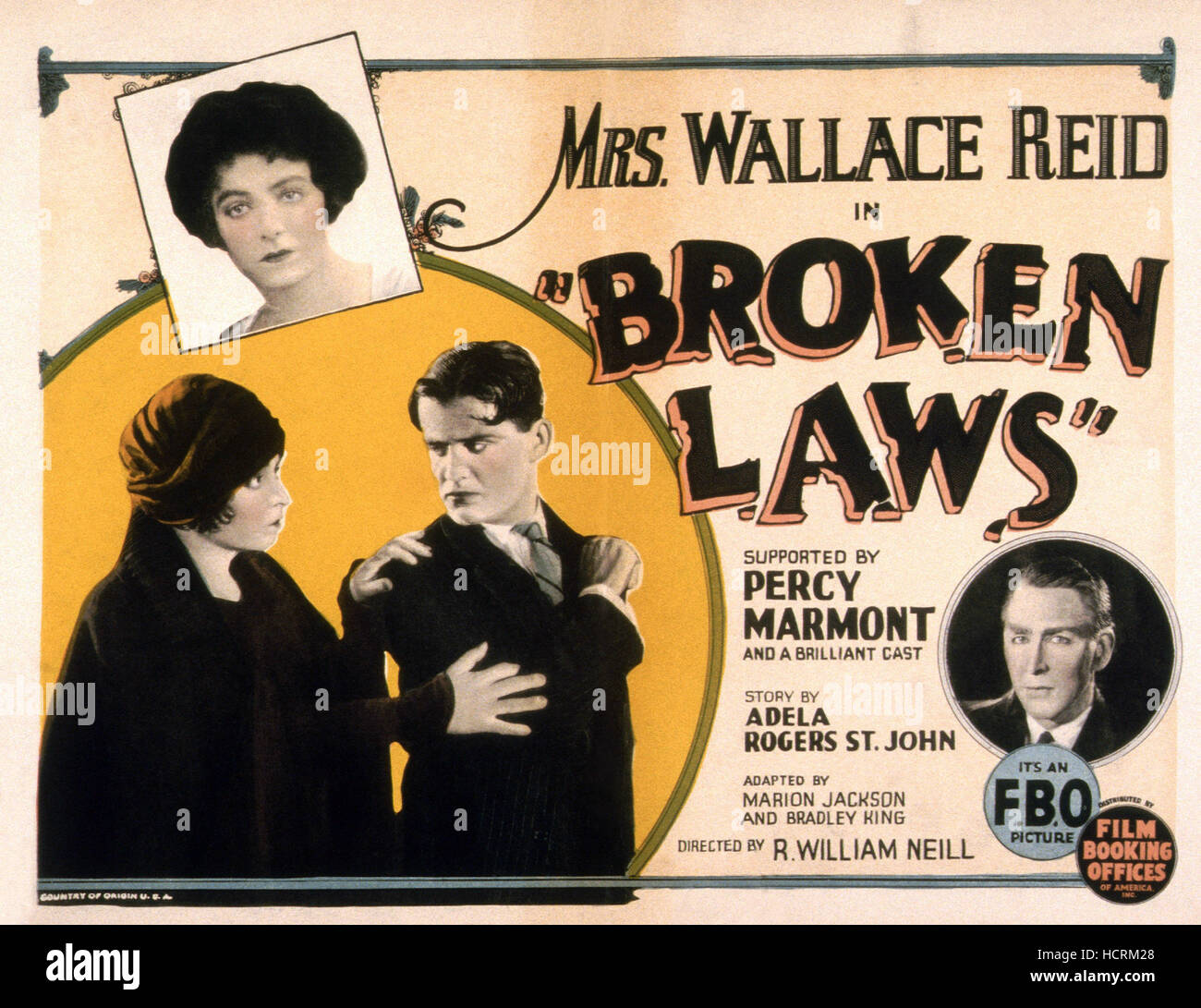 BROKEN LAWS, Wallace Reid (top left), Ramsey Wallace (bottom, second ...