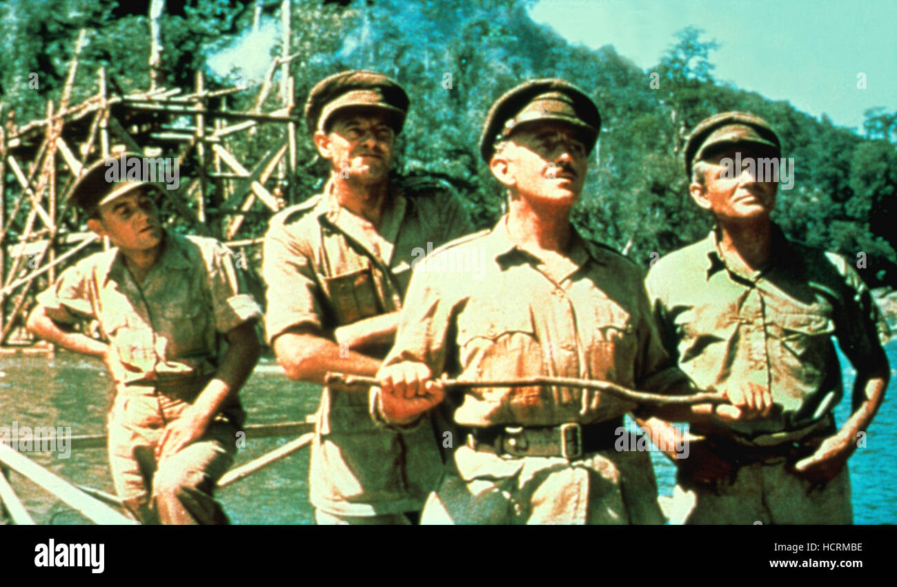 THE BRIDGE ON THE RIVER KWAI, Alec Guinness, 1957 Stock Photo - Alamy