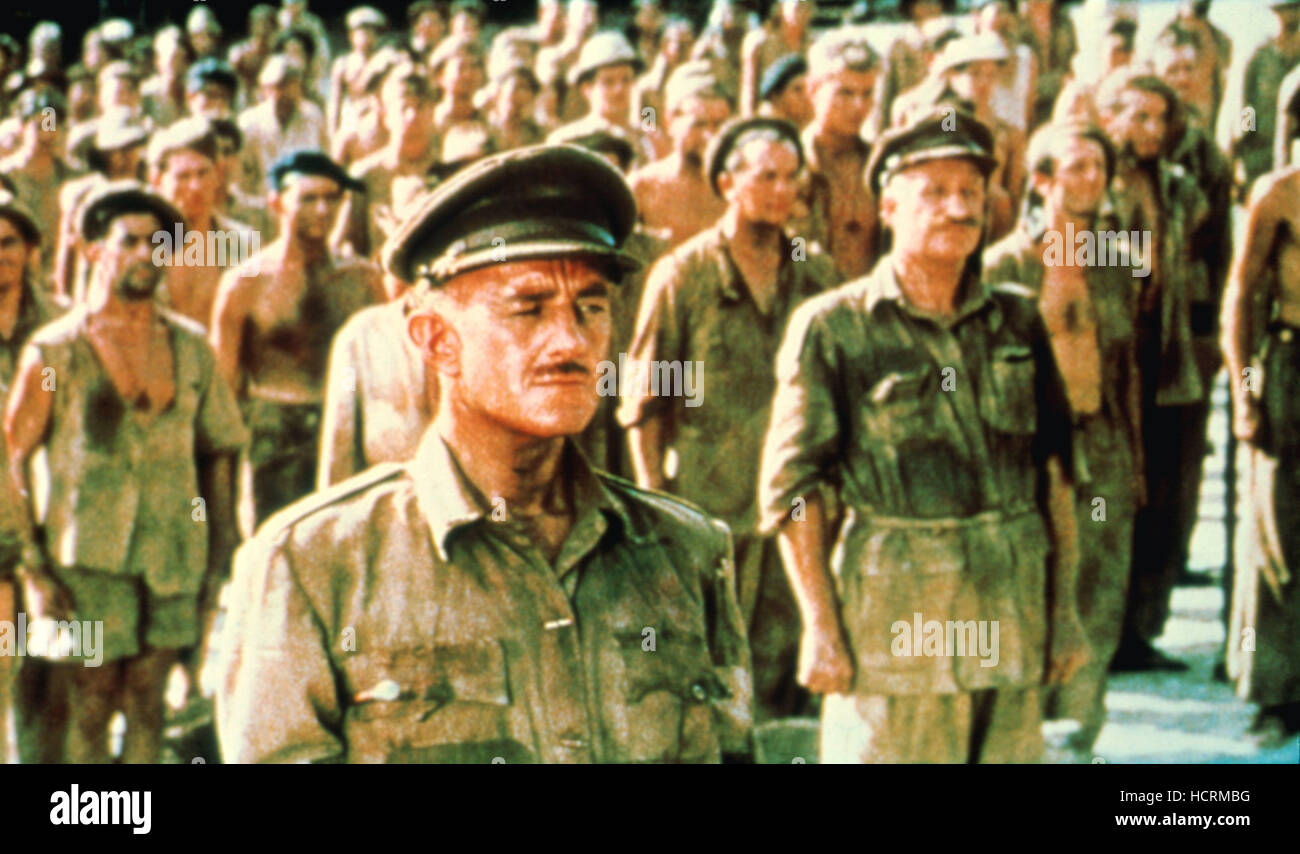 THE BRIDGE ON THE RIVER KWAI, Alec Guinness, 1957 Stock Photo - Alamy