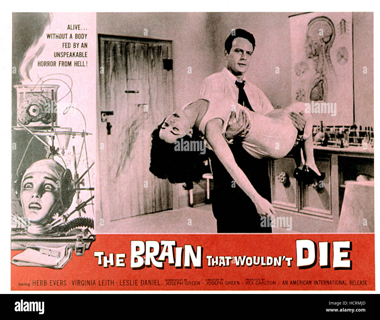 THE BRAIN THAT WOULDN'T DIE, Virginia Leith, Jason Evers, 1962 Stock ...