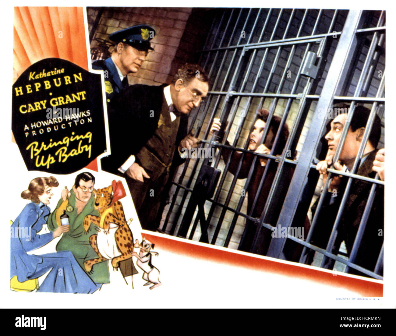 BRINGING UP BABY, Walter Catlett, Katharine Hepburn, Cary Grant, 1938 ...