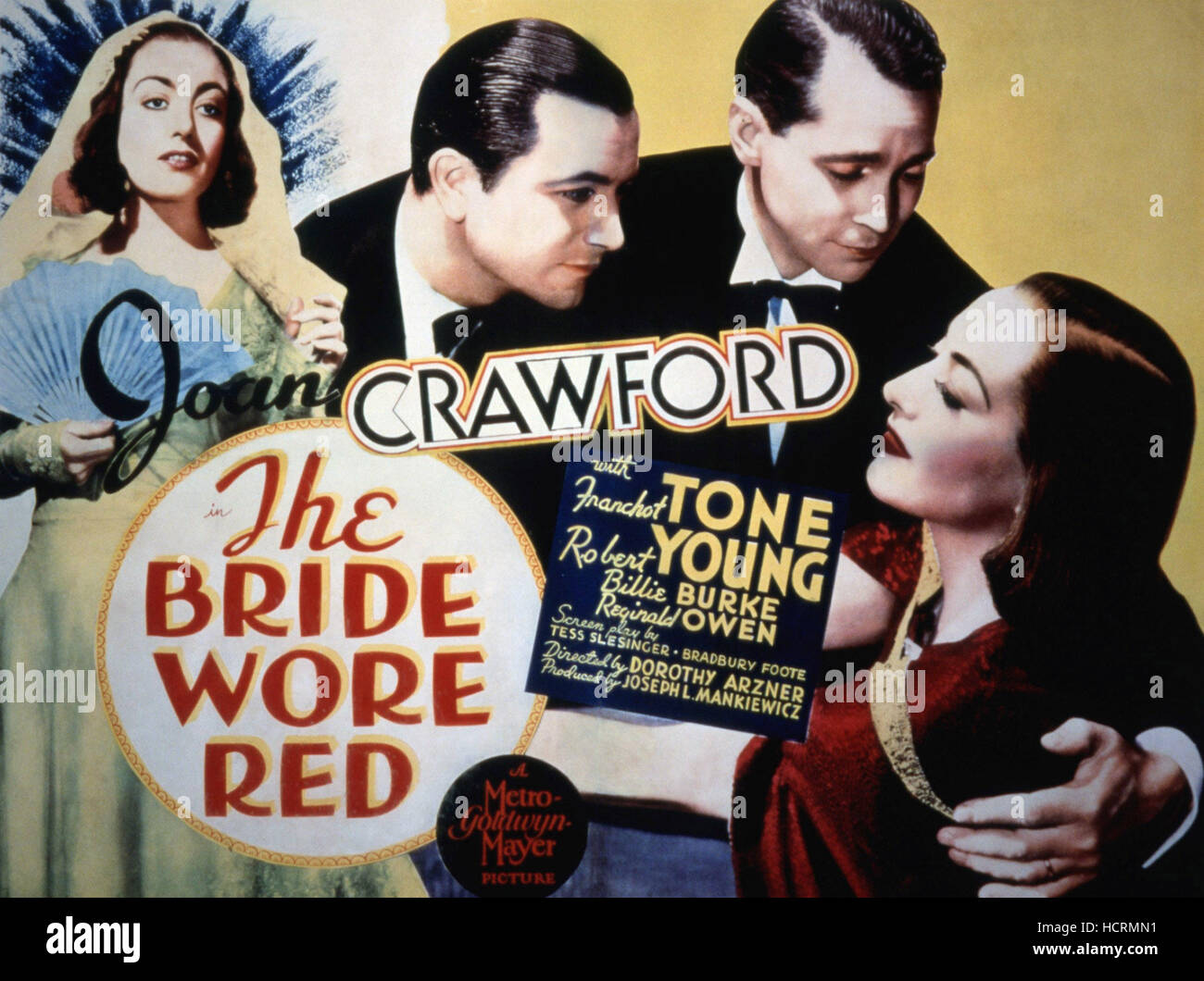 THE BRIDE WORE RED, Joan Crawford, Robert Young, Franchot Tone, 1937 ...