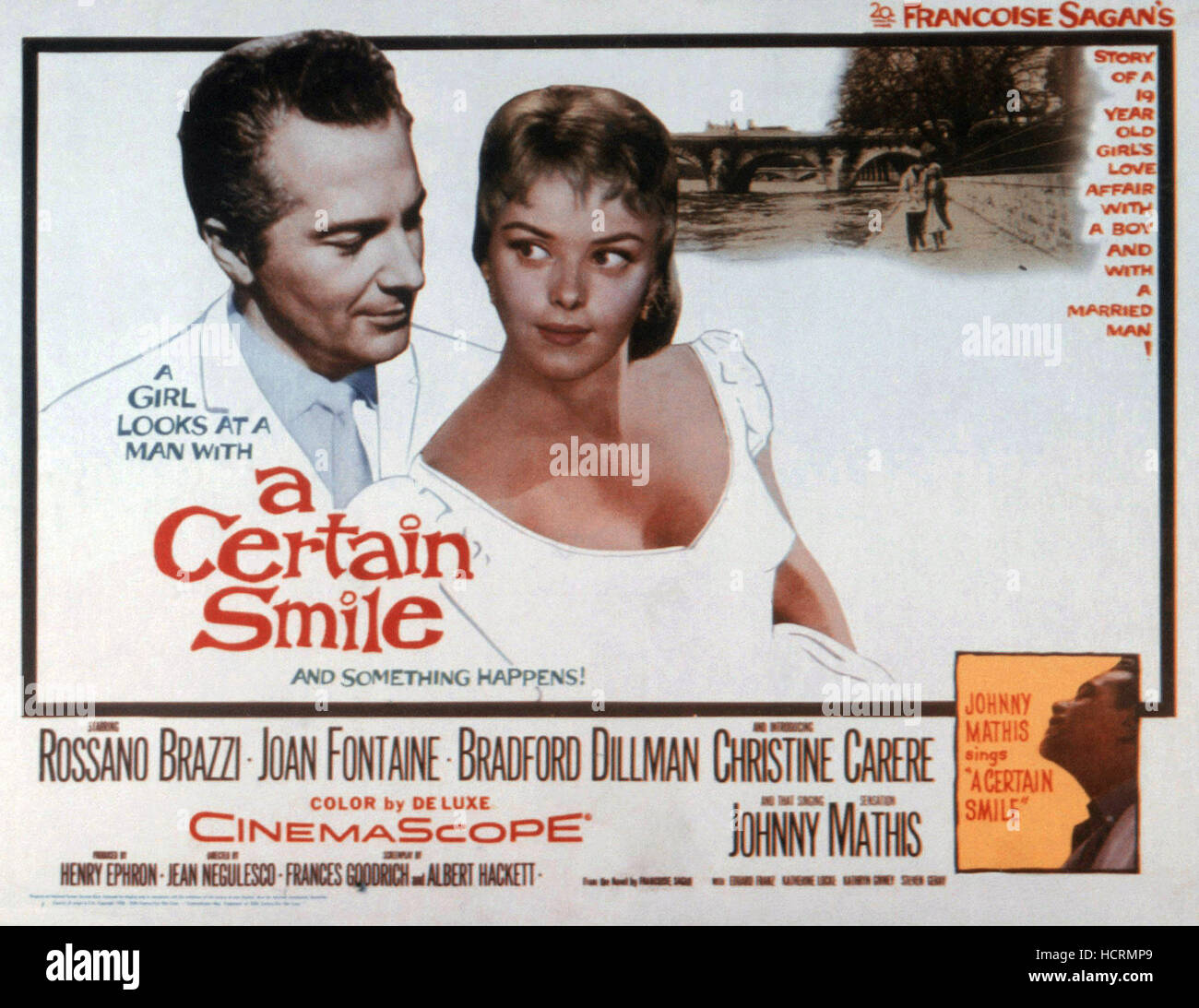 A CERTAIN SMILE, US lobbycard, from left: Rossano Brazzi, Christine ...