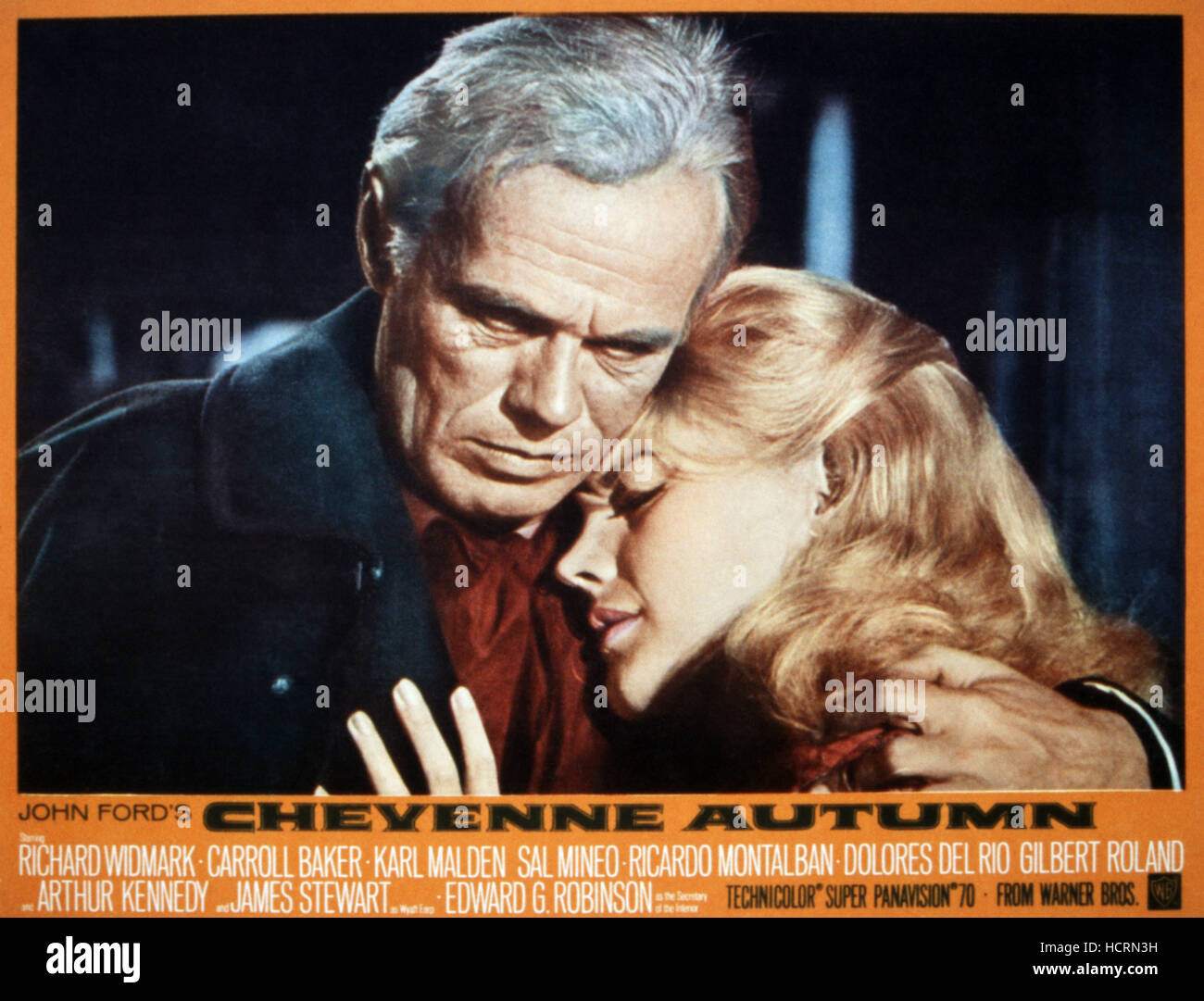 CHEYENNE AUTUMN, Richard Widmark, Carroll Baker, 1964 Stock Photo - Alamy