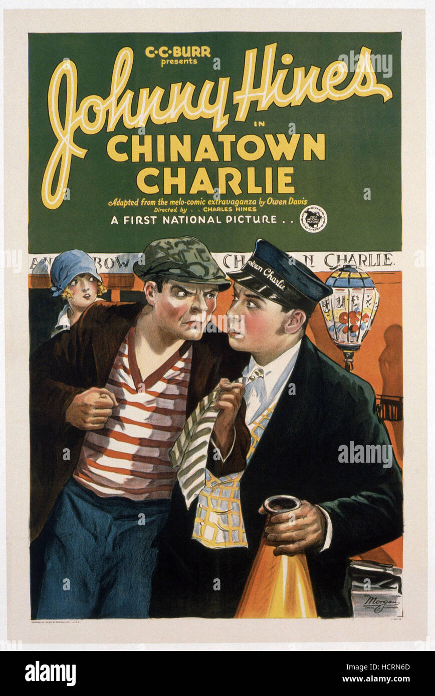 CHINATOWN CHARLIE, Johnny Hines (right), 1928 Stock Photo - Alamy