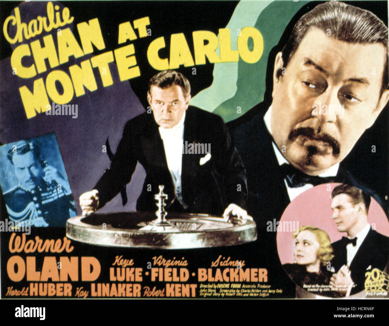 CHARLIE CHAN AT MONTE CARLO, Sidney Blackmer, Warner Oland, 1937 TM and ...