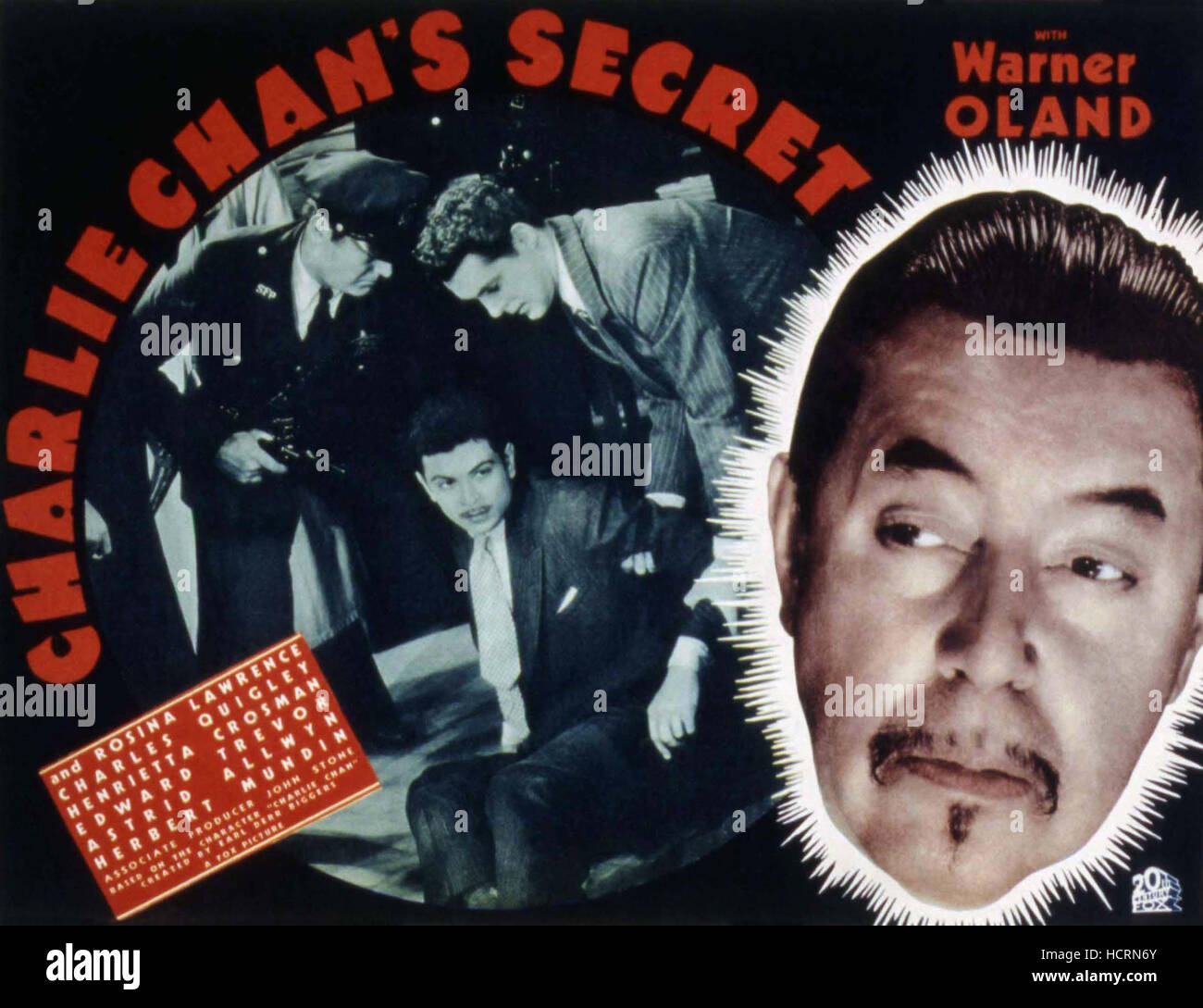 CHARLIE CHAN'S SECRET, Warner Oland, 1936, TM and copyright ©20th ...