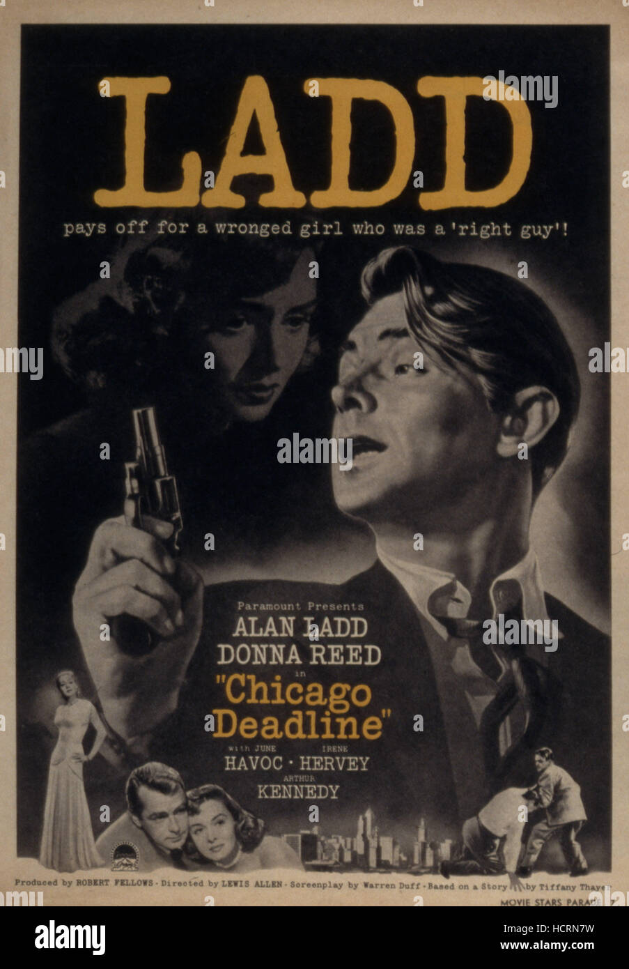 CHICAGO DEADLINE, Donna Reed, Alan Ladd, 1949 Stock Photo - Alamy