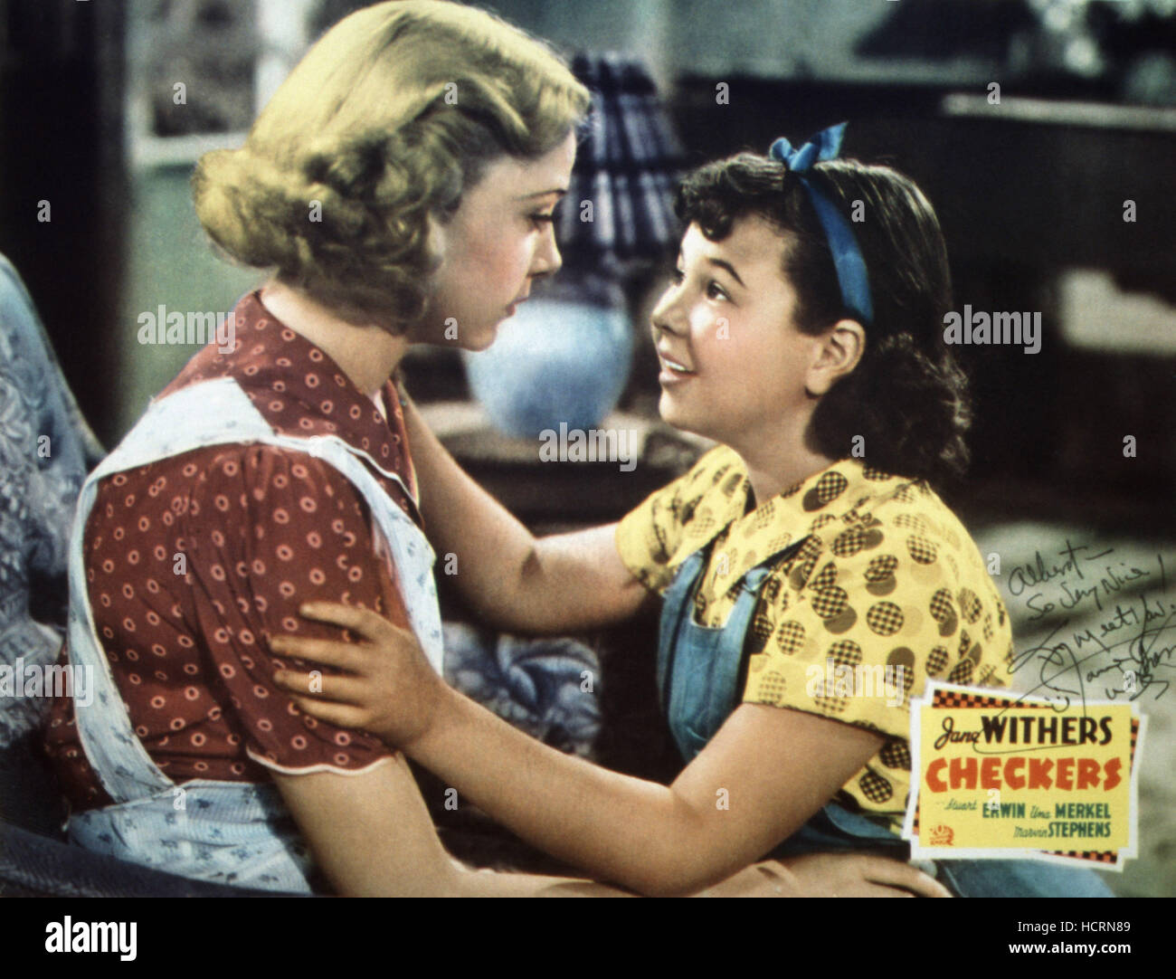 CHECKERS, Una Merkel, Jane Withers, 1937, TM & Copyright (c) 20th ...