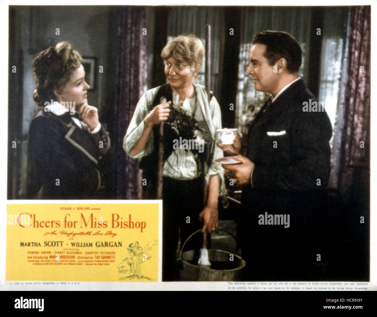 CHEERS FOR MISS BISHOP, Martha Scott, Sterling Holloway, Sidney ...