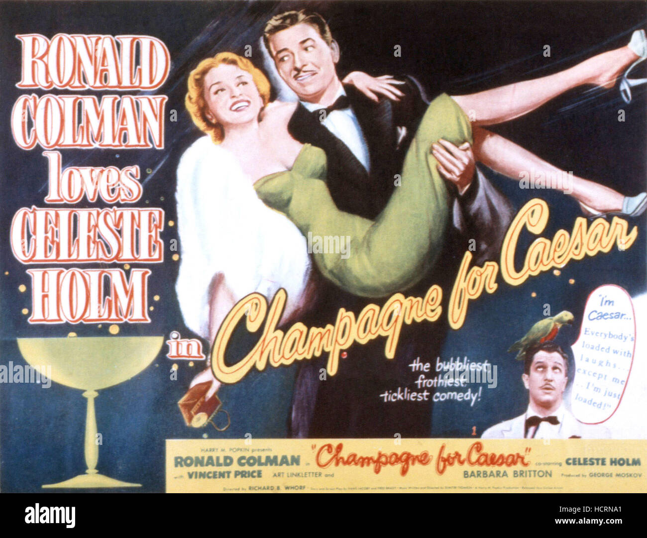 CHAMPAGNE FOR CAESAR, Celeste Holm, Ronald Colman, 1950 Stock Photo - Alamy