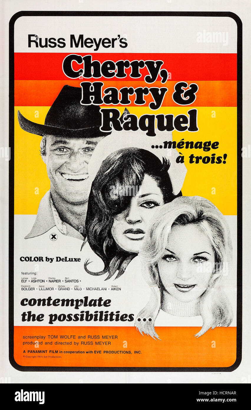 CHERRY, HARRY & RAQUEL, US poster art, from top: Charles Napier ...