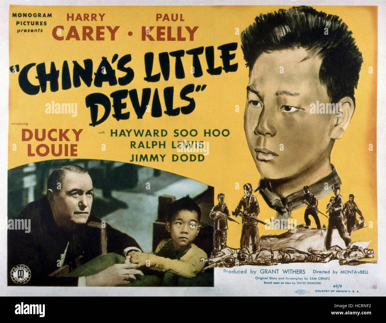 CHINA'S LITTLE DEVILS, from left: Harry Carey, Ducky Louie, 1945 Stock ...
