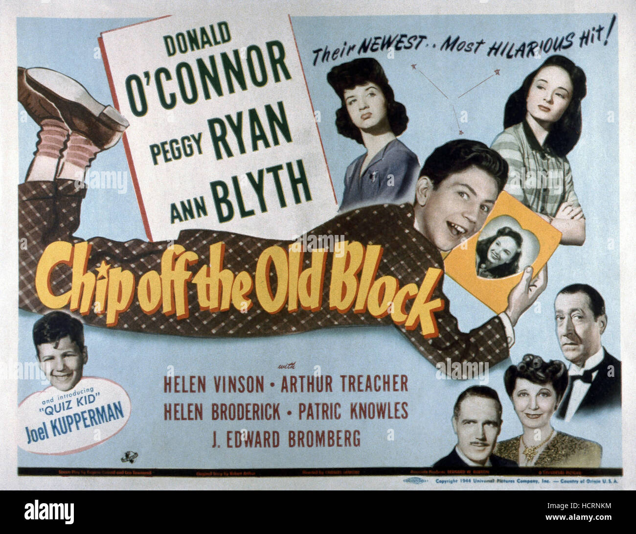 CHIP OFF THE OLD BLOCK, top from left: Peggy Ryan, Ann Blyth, Donald O ...