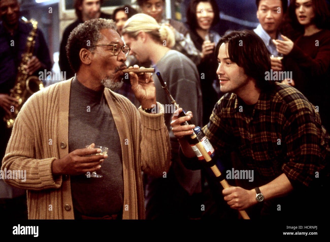 CHAIN REACTION, Morgan Freeman, Keanu Reeves, 1996 Stock Photo - Alamy