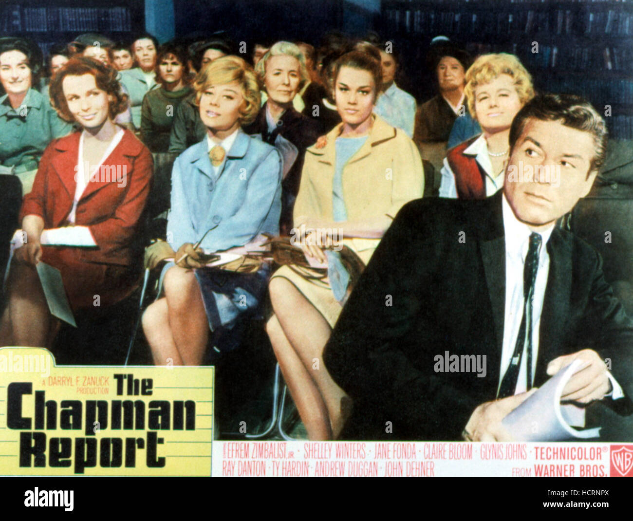 THE CHAPMAN REPORT, Claire Bloom, Glynis Johns, Jane Fonda, Shelley ...