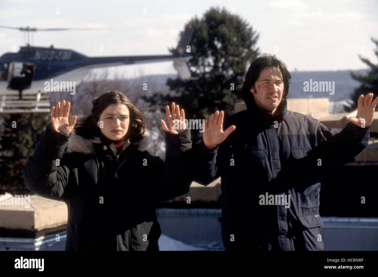 CHAIN REACTION, Rachel Weisz, Keanu Reeves, 1996, TM and Copyright (c ...