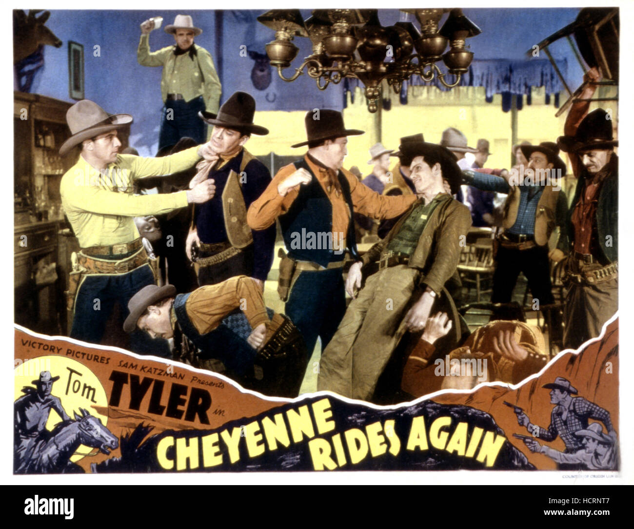 CHEYENNE RIDES AGAIN, Tom Tyler, 1937 Stock Photo - Alamy