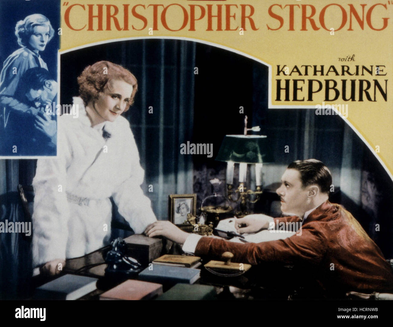 CHRISTOPHER STRONG, Katharine Hepburn, (inset), Billie Burke, Colin ...