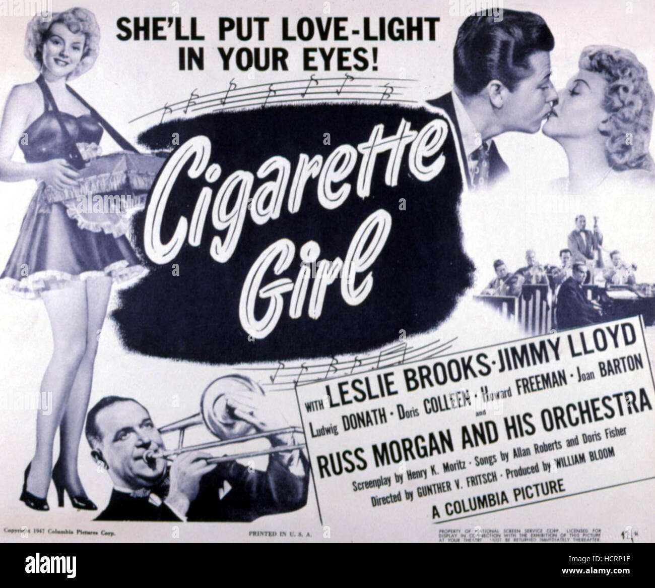 CIGARETTE GIRL, Leslie Brooks, 1947 Stock Photo - Alamy