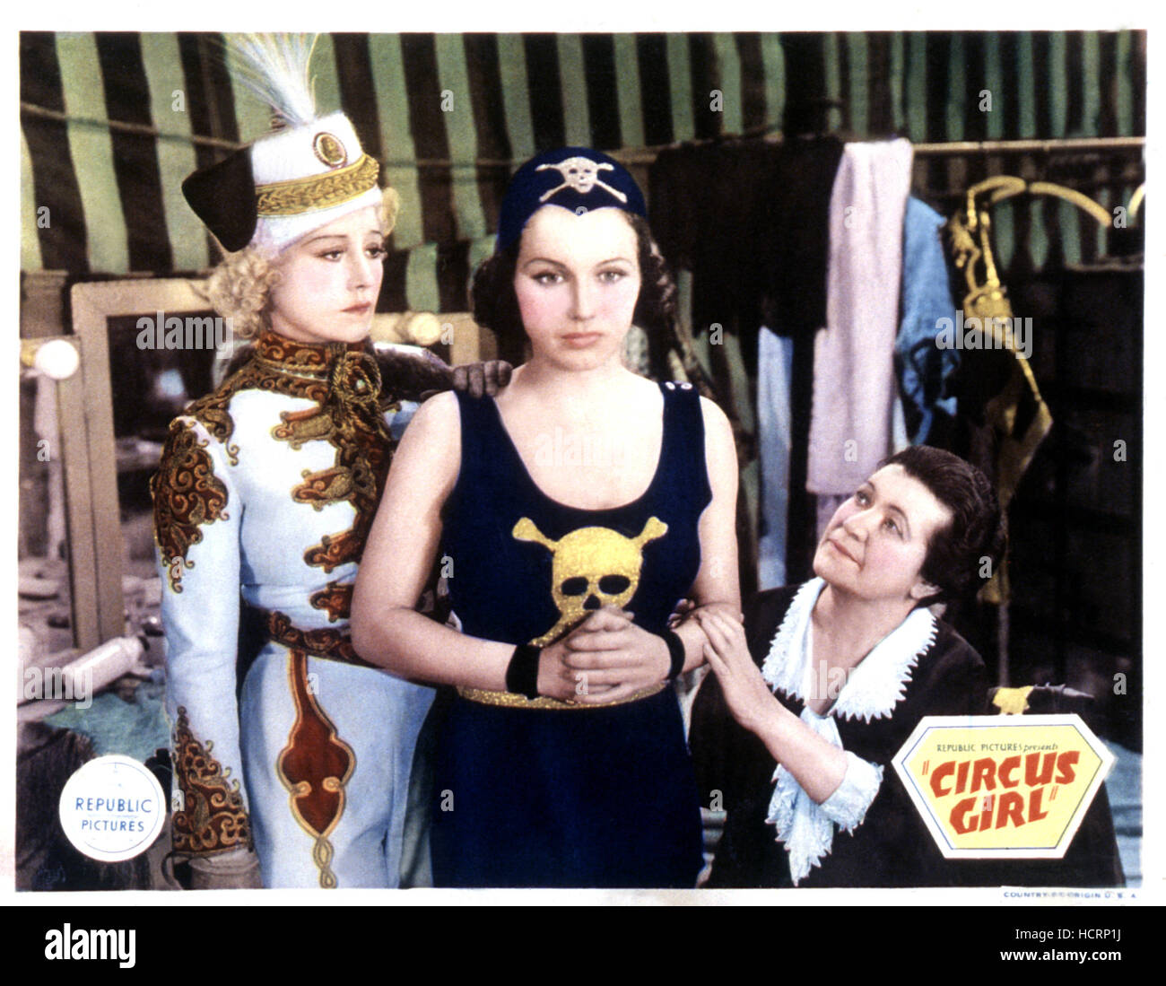 CIRCUS GIRL, from left: Betty Compson, June Travis, Emma Dunn, 1937 ...