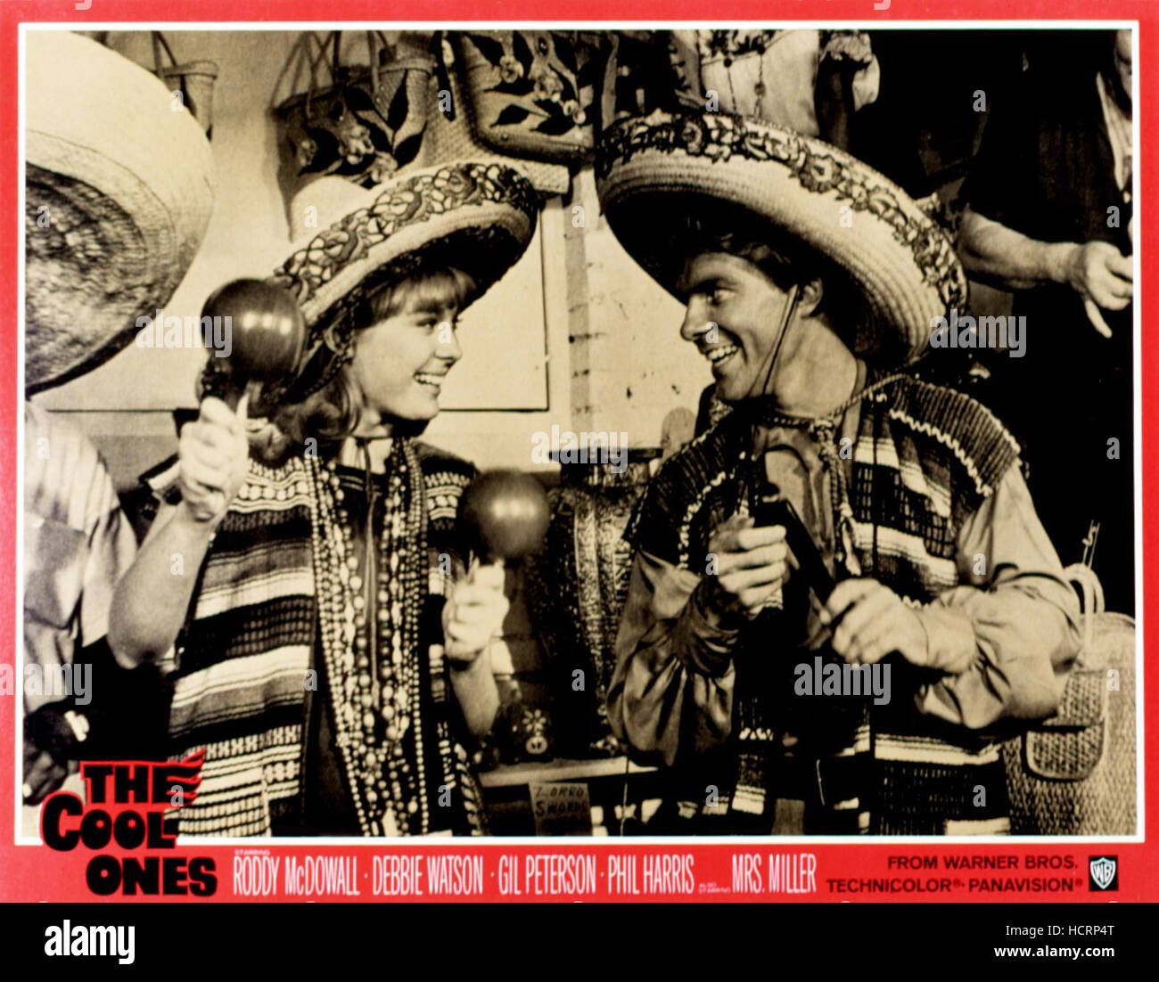THE COOL ONES, US lobbycard, Debbie Watson, Gil Peterson, 1967 Stock ...