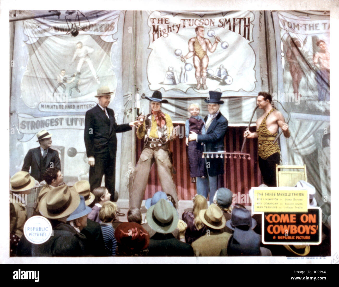 COME ON COWBOYS, Robert Livingston, Max Terhune, Ray Corrigan, 1937 ...