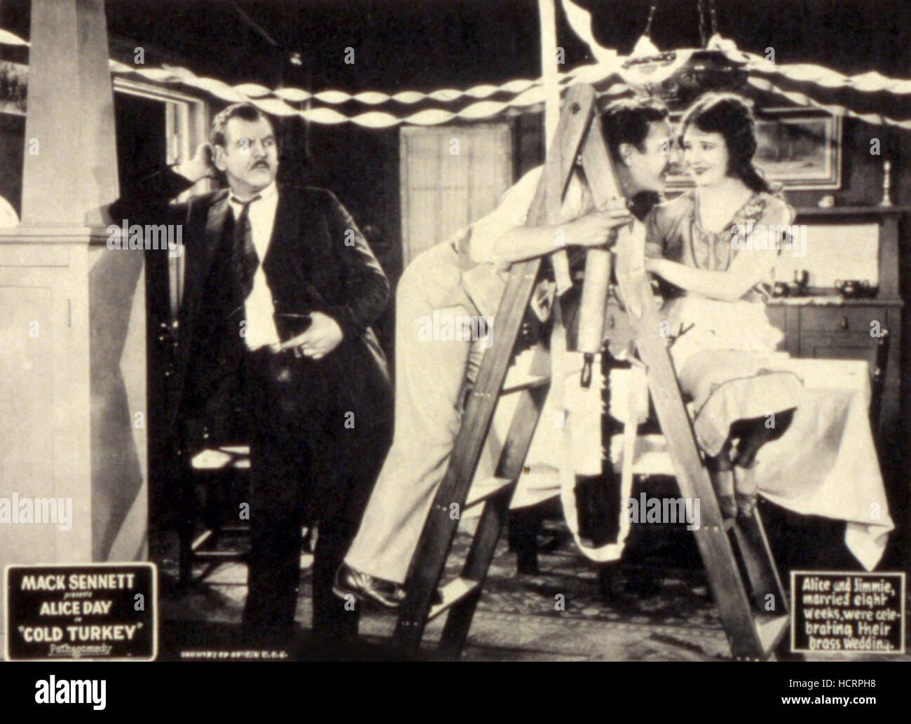 COLD TURKEY, Pat Harmon, Raymond McKee, Alice Day, 1925 Stock Photo - Alamy