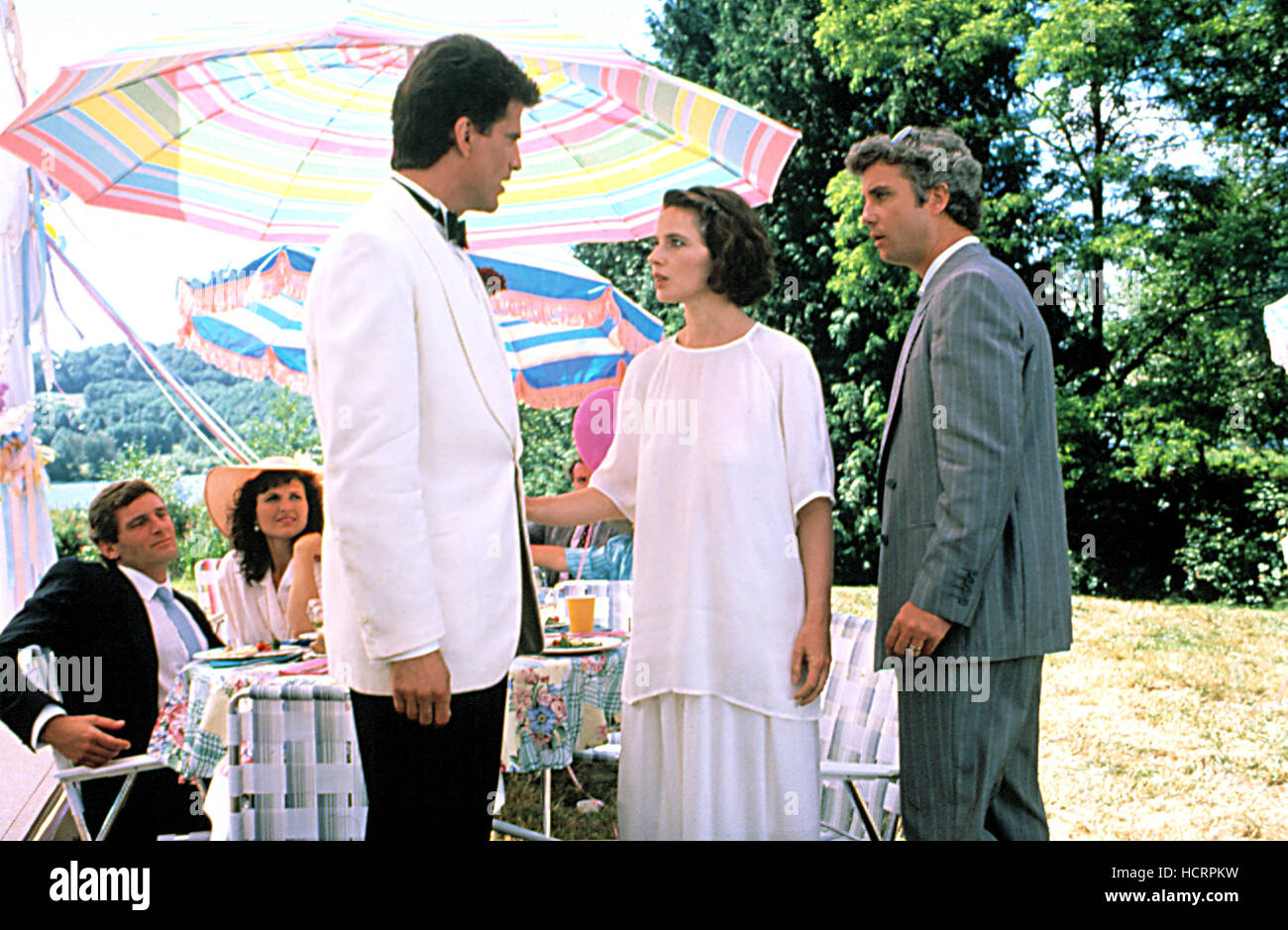 COUSINS, Ted Danson, Isabella Rossellini, William Petersen, 1989 Stock ...