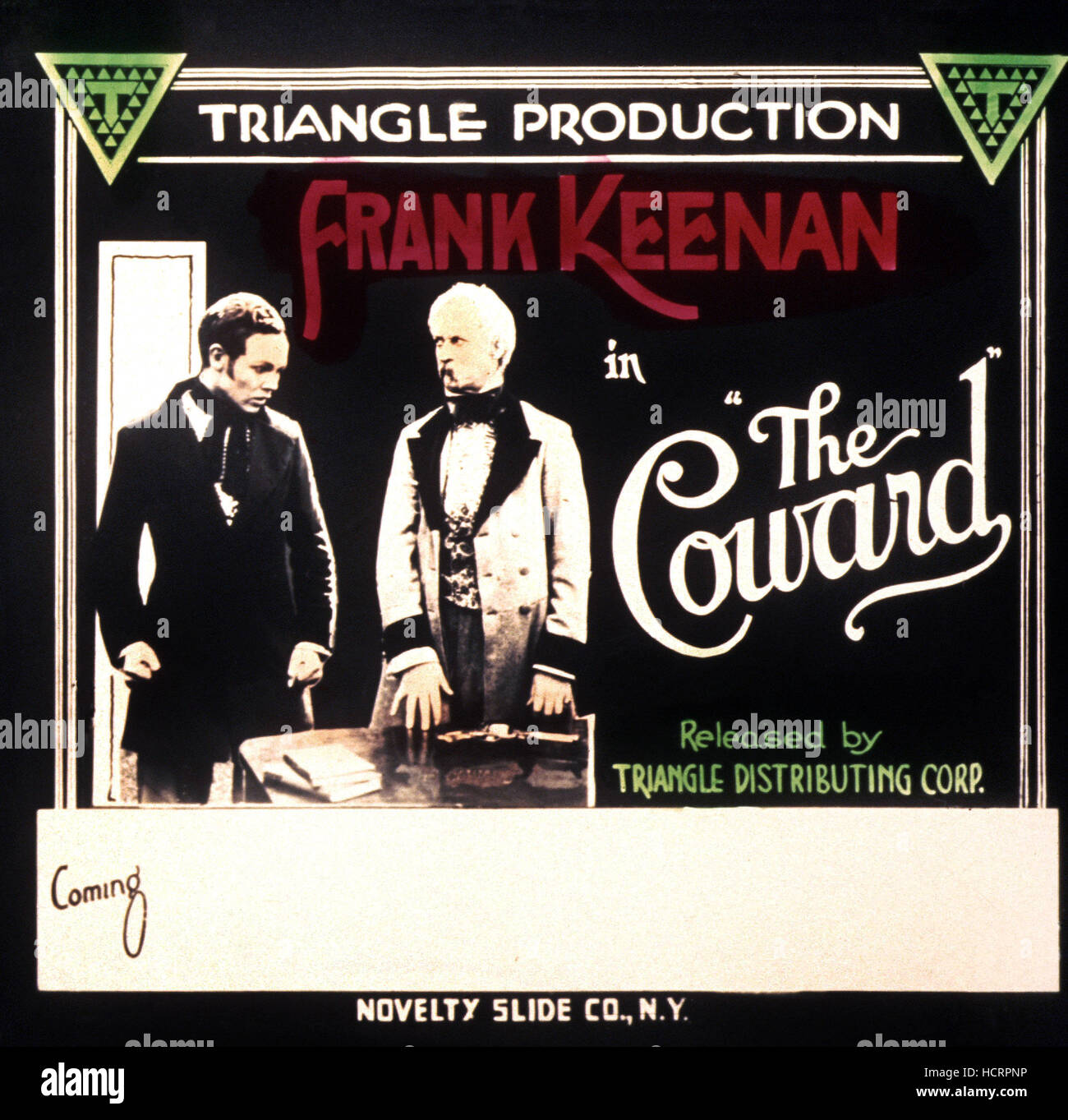 THE COWARD, from left: Charles Ray, Frank Keenan, 1915 Stock Photo - Alamy