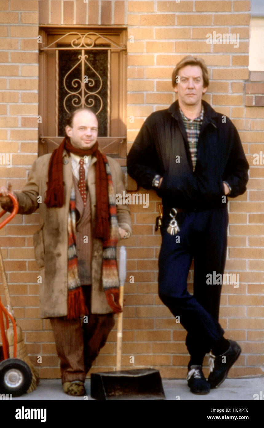 CRACKERS, Wallace Shawn, Donald Sutherland, 1984. ©Universal/courtesy ...