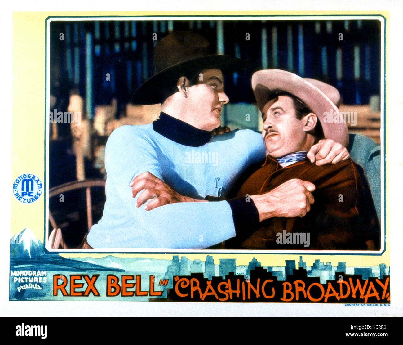 CRASHING BROADWAY, left: Rex Bell, 1932 Stock Photo - Alamy