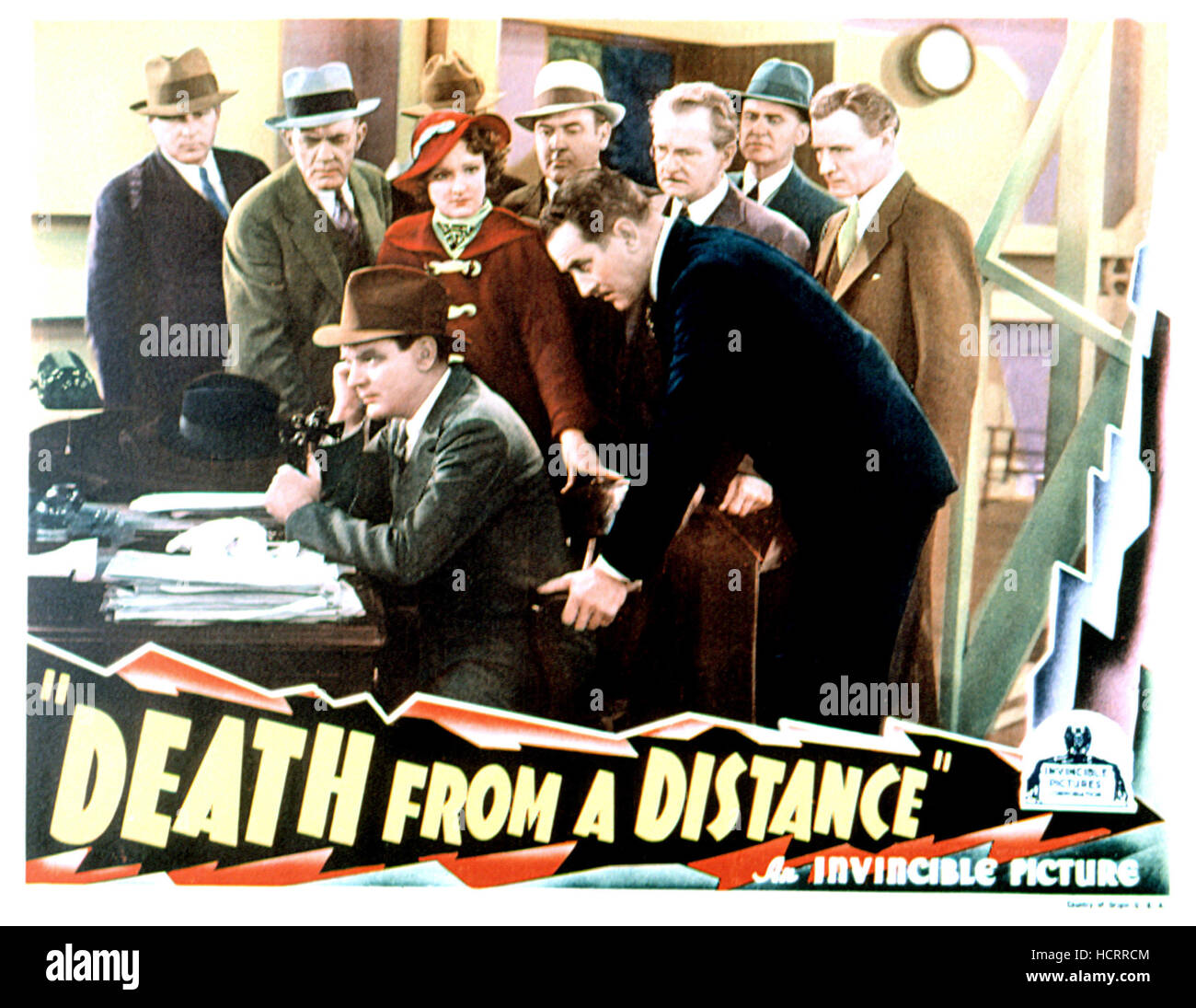 DEATH FROM A DISTANCE, Russell Hopton, Lola Lane, Lew Kelly, Robert ...