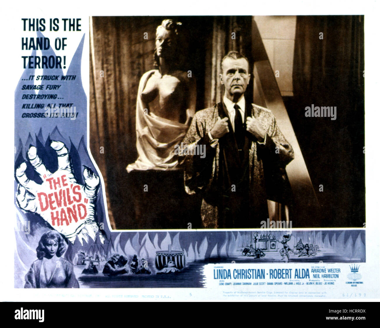 THE DEVIL'S HAND, Neil Hamilton, 1962 Stock Photo - Alamy